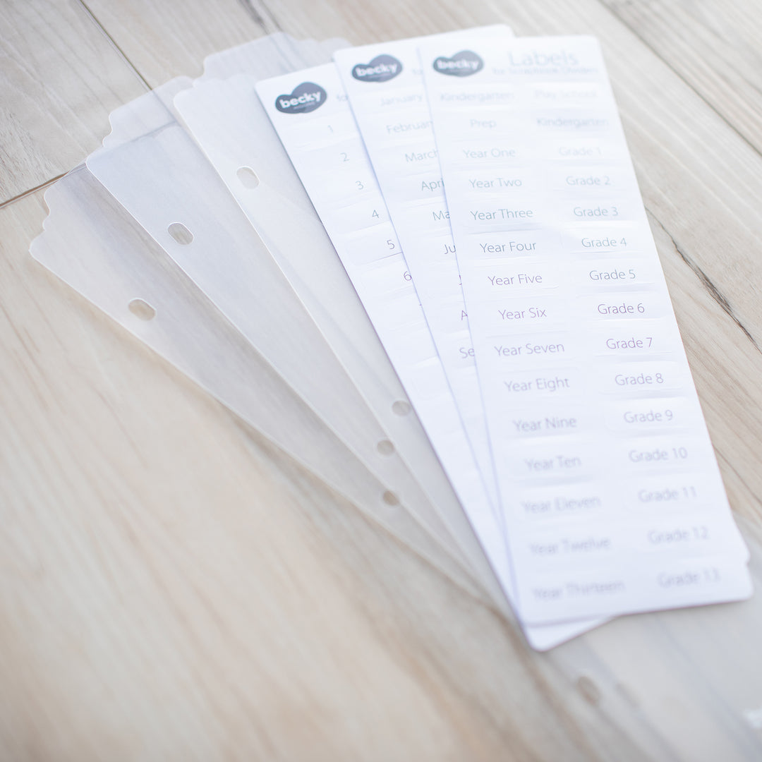 Scrapbook Dividers - Scrapbooking Supplies - Project Life – Becky Higgins