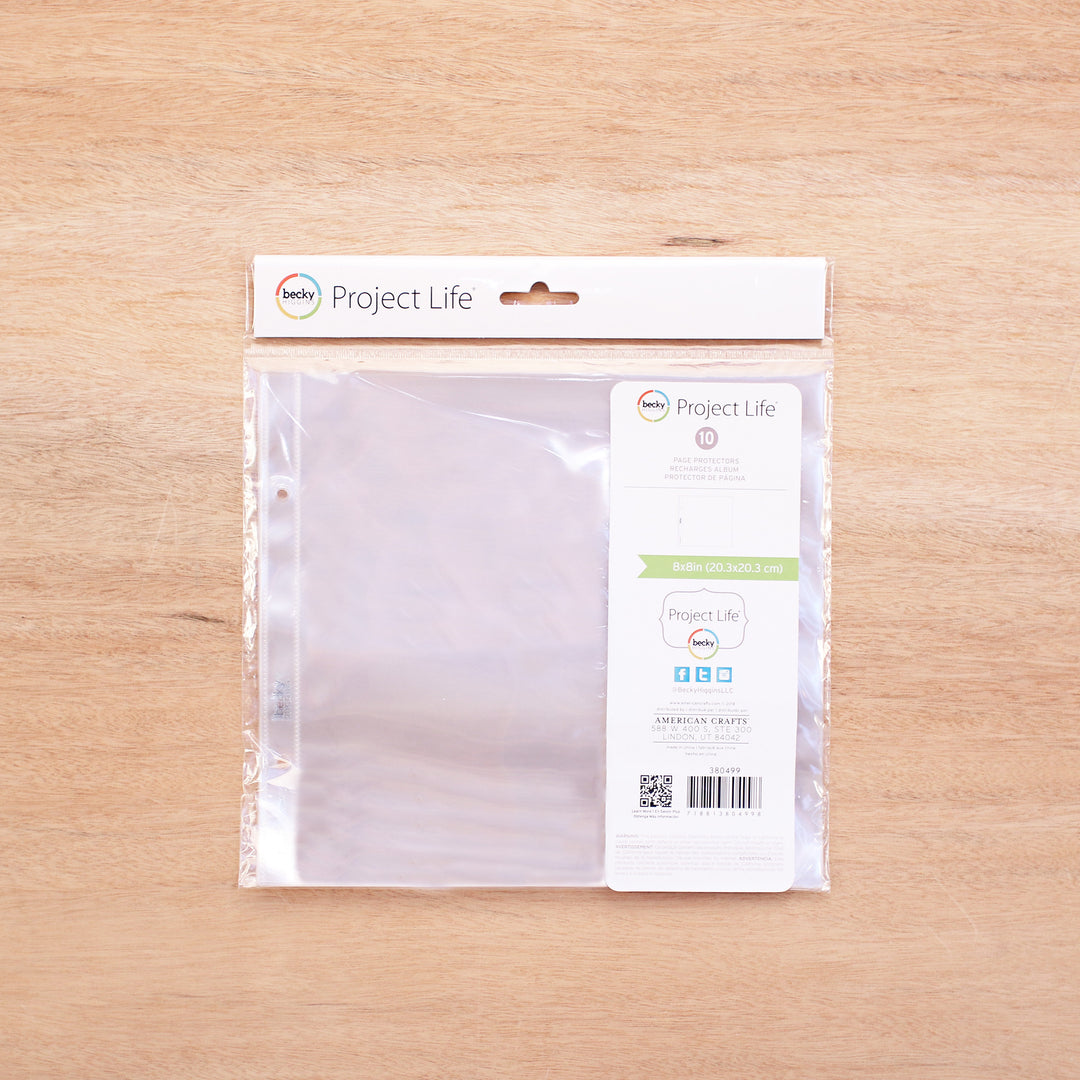 8x8 Page Protectors - Project Life Scrapbooking Accessories – Becky Higgins