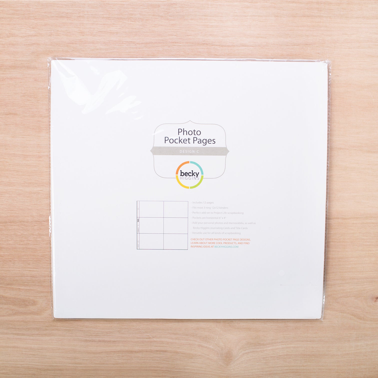 Photo Pocket Pages - Design C - Scrapbooking Supplies – Becky Higgins