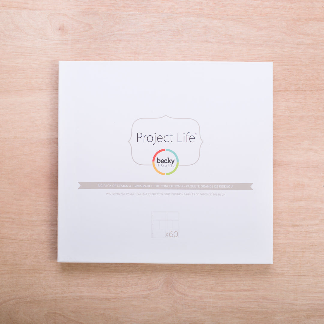 Photo Pocket Pages - Big Pack of Design A - Scrapbooking – Becky Higgins